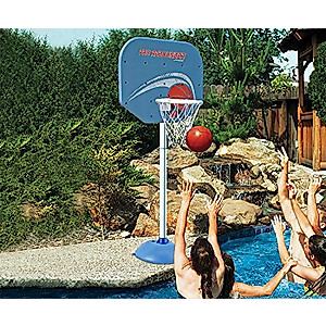 Poolmaster 72794 Pro Rebounder Adjustable Poolside Basketball Game , Blue