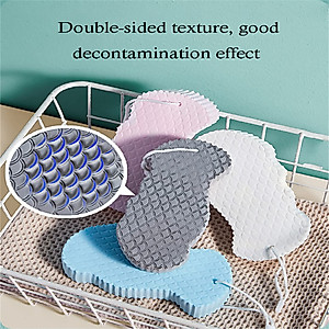 InfantLY Bright 1pcs Exfoliante Soft Sponge Children Bath Body Scrubber Bath Exfoliating Massager Shower Brush Skin Cleaner Dead Skin Remover
