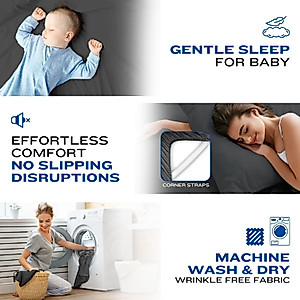 DREAMCARE deep Pocket King Sheets - 4 PCS Set - up to 21 inches - 2500 Supreme Collection - Superior Softness - Hotel Luxury Sheets & Pillowcases Set - Wrinkle and Fade Resistant (King, Gray)