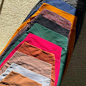 Aoxjox High Waisted Workout Leggings for Women Compression Tummy Control Trinity Buttery Soft Yoga Pants 26" (Black, X-Small)