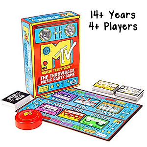 Big Potato MTV Game, The Music Throwback Party Quiz Board Game, for Adults and Teens Ages 14 and up