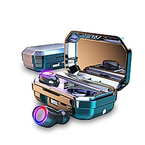 Wireless Bluetooth 5.0 Headphones with Microphone Sports Music Waterproof Long Battery Life Led Digital Display Lightweight Comfortable Headphones 2023