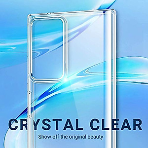 TORRAS Crystal Clear Note 20 Ultra Case, Galaxy Note 20 Ultra Case, Ultra-Thin Slim Fit Flexible Rubber Phone Cover Compatible for Samsung Note 20 Ultra Case, Crystal Clear