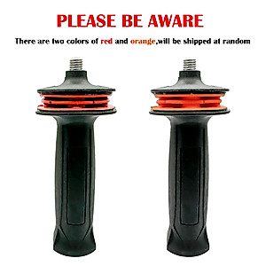 generic 10mm Dia Thread 125 Model Angle Grinder Side Handle Replacement Sander Handle Tool Black(1pcs)