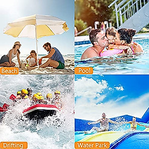 Universal Waterproof Phone Pouch Bag - 2Pack, Waterproof Case Compatible with iPhone 14 Pro Max/13/12/11/XR/X/SE/8/7, Galaxy S22/S21 Google Up to 7.5’’, IPX8 Dry Bag Vacation Essentials Blue/Orange