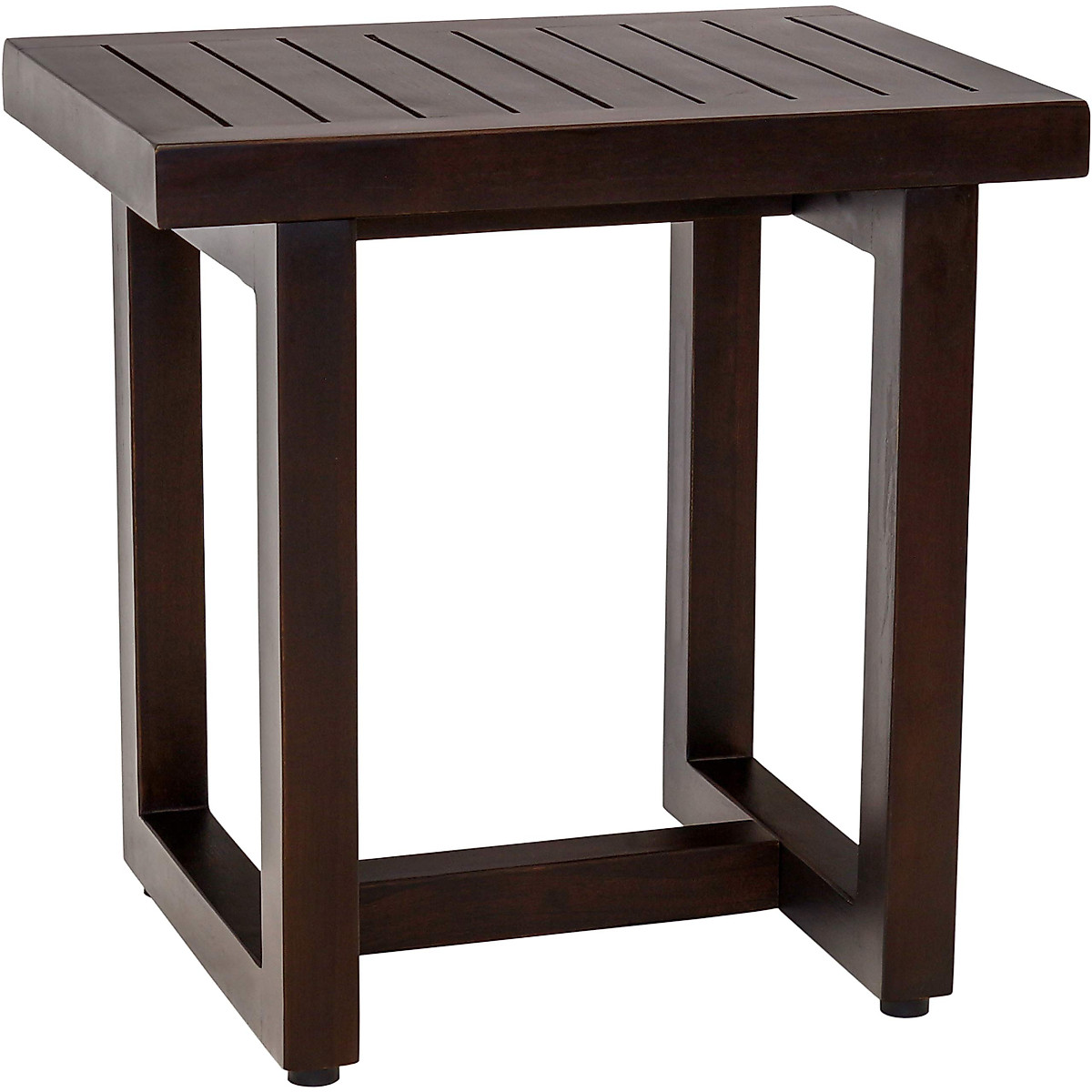 AquaTeak 18" Spa Mocha Teak Shower Bench