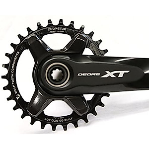 Wolf Tooth 64 mm BCD Round Mountain Bike Chainrings (26 Tooth Universal, Drop-Stop A, MTB)