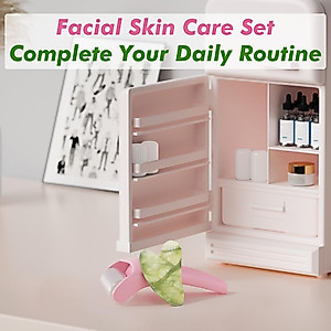 Ice Roller for Face,Gua Sha Facial Tools, Skin Care for Face Wrinkles and Puffiness, Self Facial Massage Tools