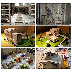 Basswood Sheets - 20 Pack 300 * 200 * 1.5mm Thick,Thin Wood Sheets Perfect for Crafts,Laser Cutting,Carving,Cricut Maker Projects,Veneer and Model Building