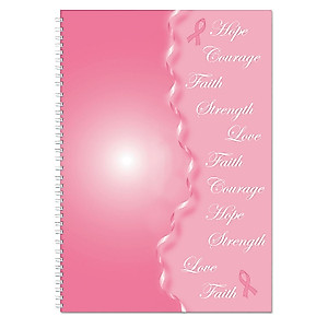 2024 House of Doolittle 10 x 7 Breast Cancer Awareness Rec Ruled Monthly Planner/Journal (HOD5226)