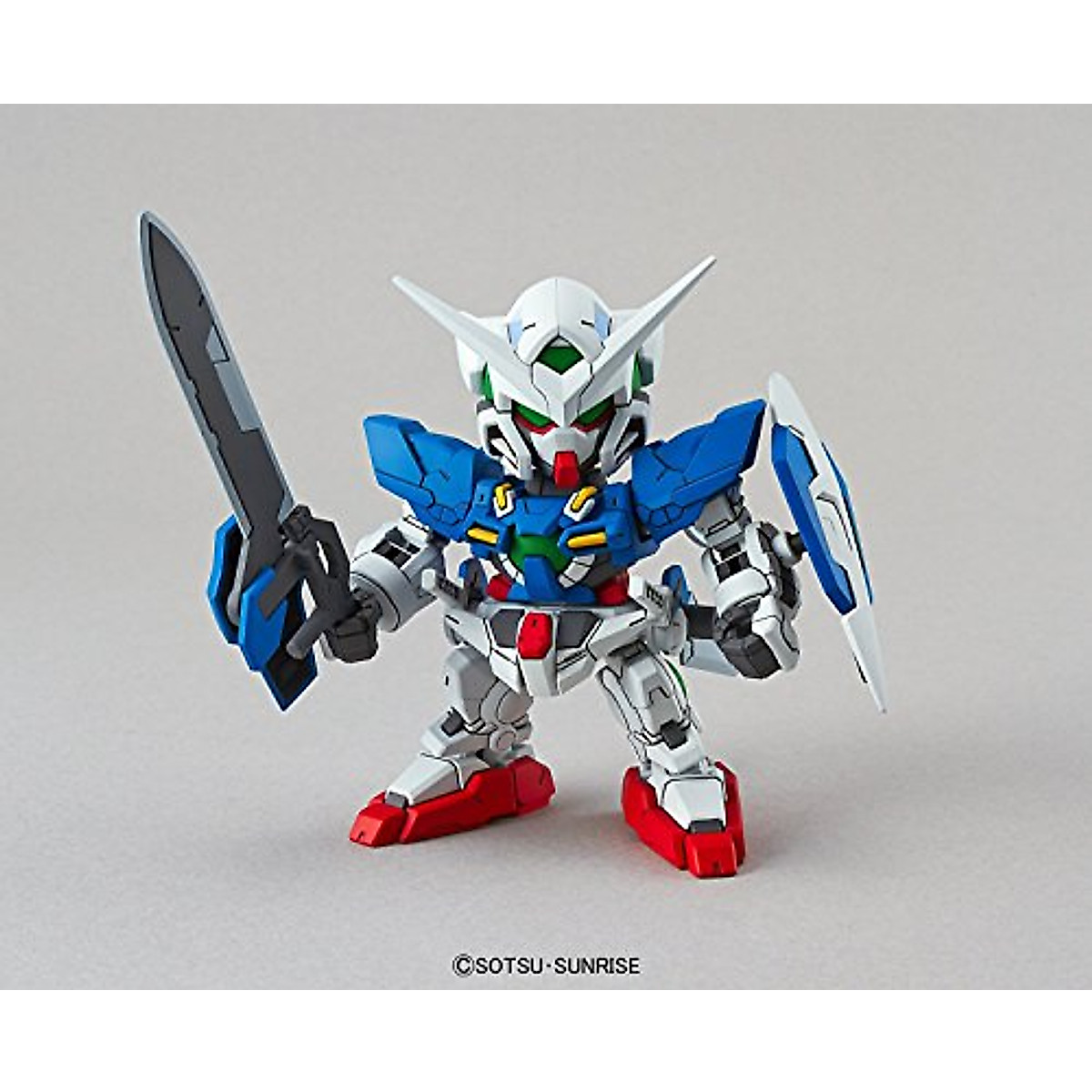 Bandai Hobby SD EX-Standard Gundam Exia Action Figure, Multi-Colored, 8" (BAN202753)