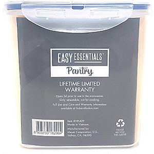 (Pack of 2) LOCK & LOCK Airtight Rectangular Tall Food Storage Container 131.87-oz / 16.48-cup