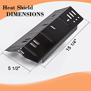 Adviace Grill Replacement Parts for Dyna-Glo DGH474CRP DGH450CRP DGH483CRP DGH485CRP DGH474CRP-D, 5-Pack Heat Shield Heat Tents for Dyna Glo Gas Grills