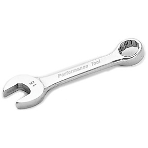 Performance Tool W30615 15mm Stubby Combo Wrench