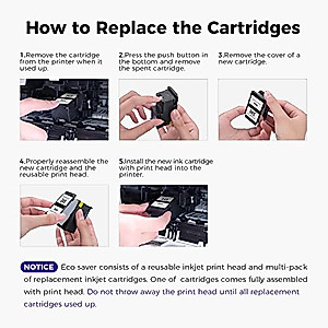 LemeroUtrust Remanufactured Ink Cartridge Replacement for Canon PG-245 245XL 245 use with Canon Pixma MX492 MX490 TS3122 TS202 MG2522 MG2525 MG2922 MG3022 (1 Print Head, 3 Black Ink Cartridges)