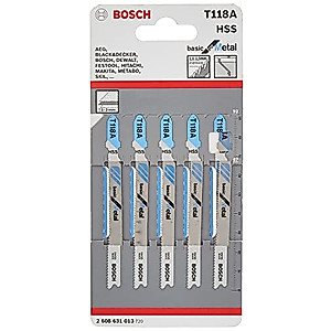 Bosch 2608631507 Jigsaw Blade T118 A 3 Pcs