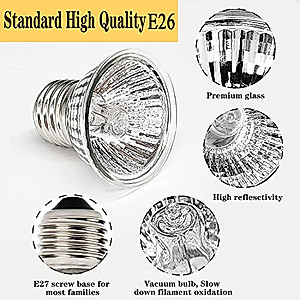 IOOTSEA Turtle Heat Lamp Tortoise Bulb: 50W UVB Reptile Heating Bulb for Lizards, Snakes, Aquarium Aquatic Reptile Amphibian - Terrarium Heat Lamps and Habitat Lighting for Pet Supplies