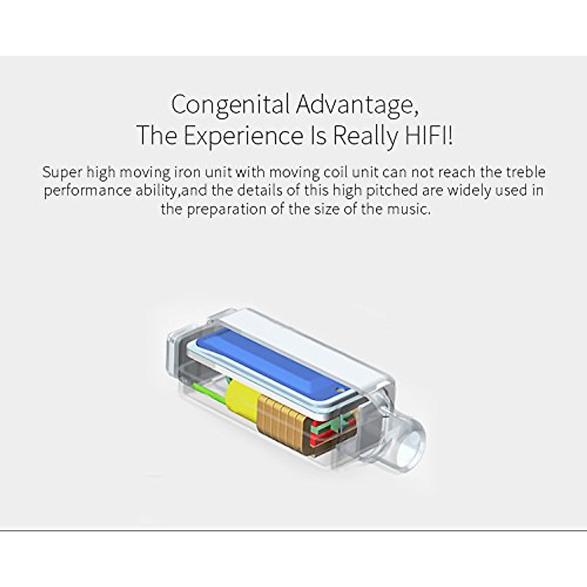 keephifi KZ ZST in Ear Monitor 1BA+1DD HiFi IEM Earphones,Noise Cancelling Earbuds Wired Rich Bass Stereo Headphones, Comfortable in Ear Earbuds,Detachable Cable for Audiophiles (Colorful,No Mic)