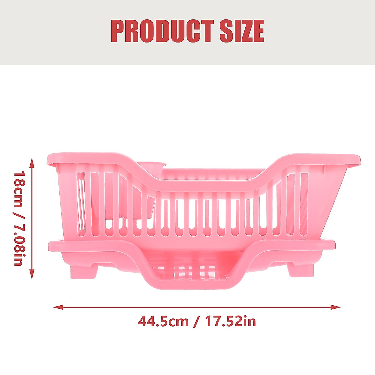 Cabilock Dish Drainer 1 Set Household Dish Draining Rack Kitchen Dish Basket Dish Drying Rack Dish Drying