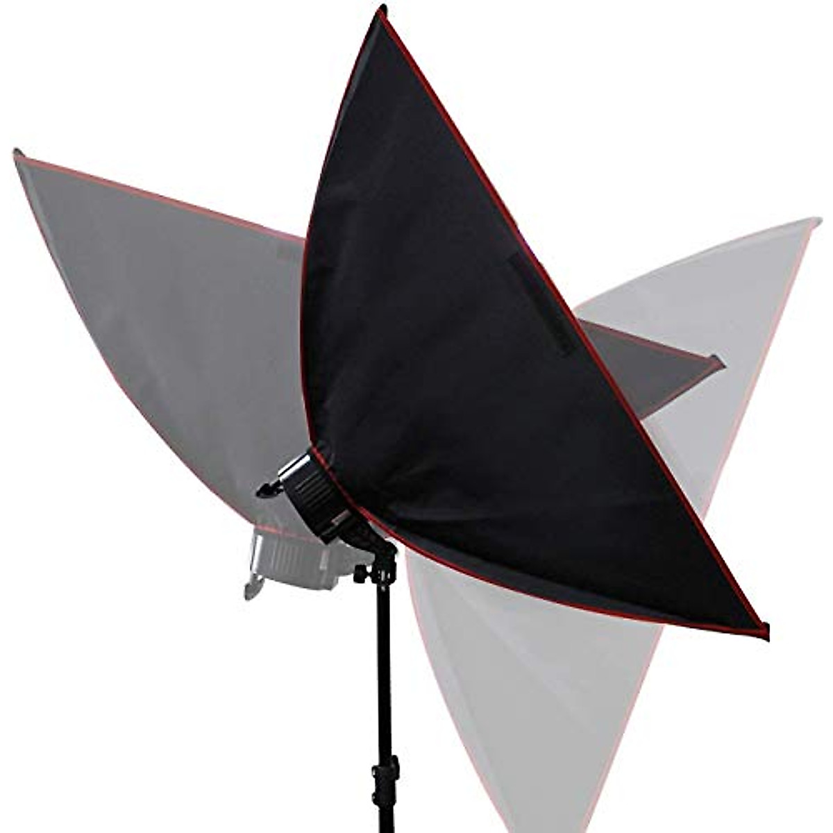 LimoStudio 5 Slot Bulb Socket Head with 24 x 36 inch Soft Box, 5-Pack 45W CFL Photo Bulb, 78 inch Max Height Light Stand Tripod, and Carry Bag, Photo Video Studio Lighting Kit, AGG2276