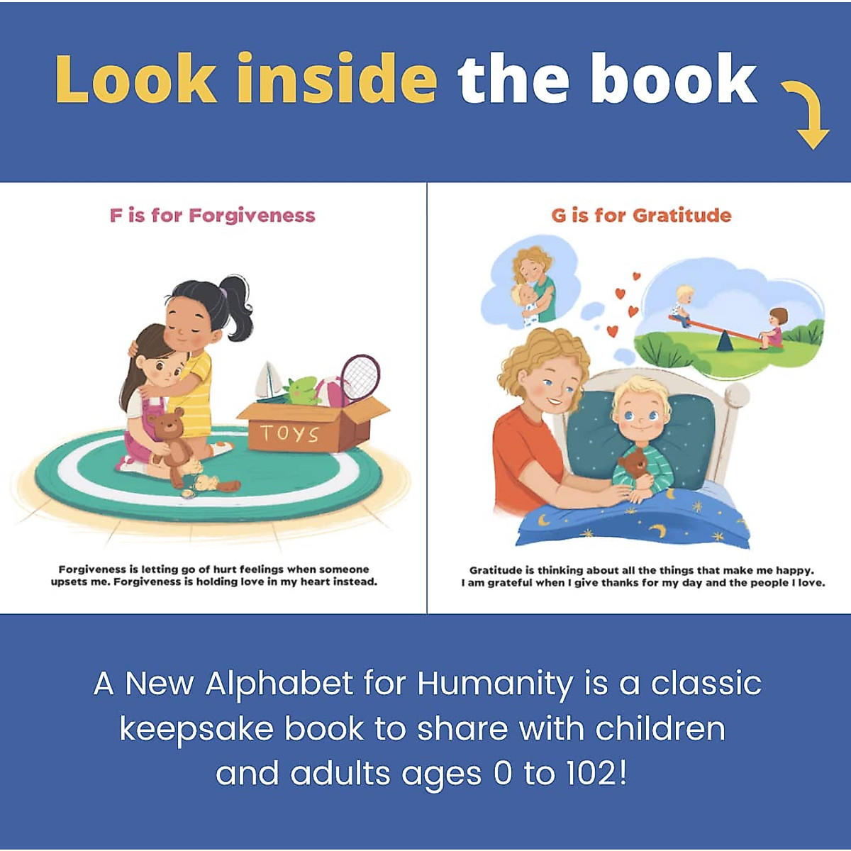 A New Alphabet for Humanity: ABCs of Kindness, Words to Inspire Compassion, Kindness and Positivity