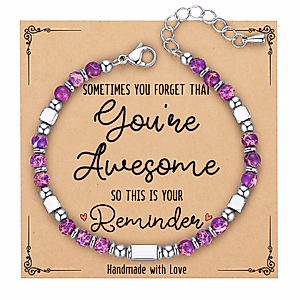 AryaHozel Easter Gifts for Kids, Bracelets for Teen Girls Women Birthday Gifts Ideas Easter Basket Stuffers Teens Tween Teenage Girls Jewelry Ages 8 12 Year Old 14 16 18 Awesome Stocking Valentines