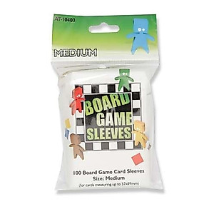 Arcane Tinmen Medium Board Game Card Sleeves – 57mm x 89mm – Bundle of 2 – 200 Sleeves Total