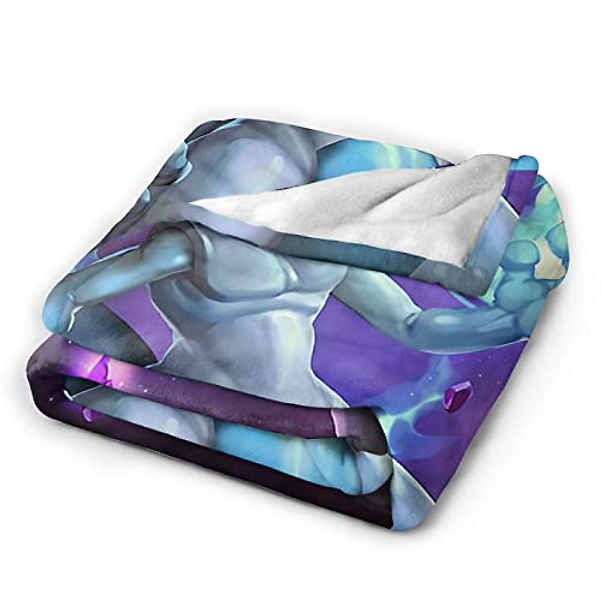 Interesting Flannel Fleece Blanket for Beding Cozy Plush Throw Blanket Lightweight Decorative Blanket Air Conditioner Blanket Towel for Couch Sofa Chair Office Travelling Camping Gift 80"X60"