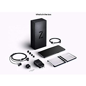 Samsung Galaxy Z Flip (256GB, 8GB) 6.7" Foldable AMOLED, Snapdragon 855+, AT&T Unlocked GSM 4G LTE (T-Mobile, Metro, Straight Talk) F700U/DS (Mirror Black) (Renewed)