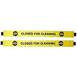 Haylins Restroom Closed for Cleaning Sign (2 Pack) with Do Not Enter and Magnetic Restroom signs