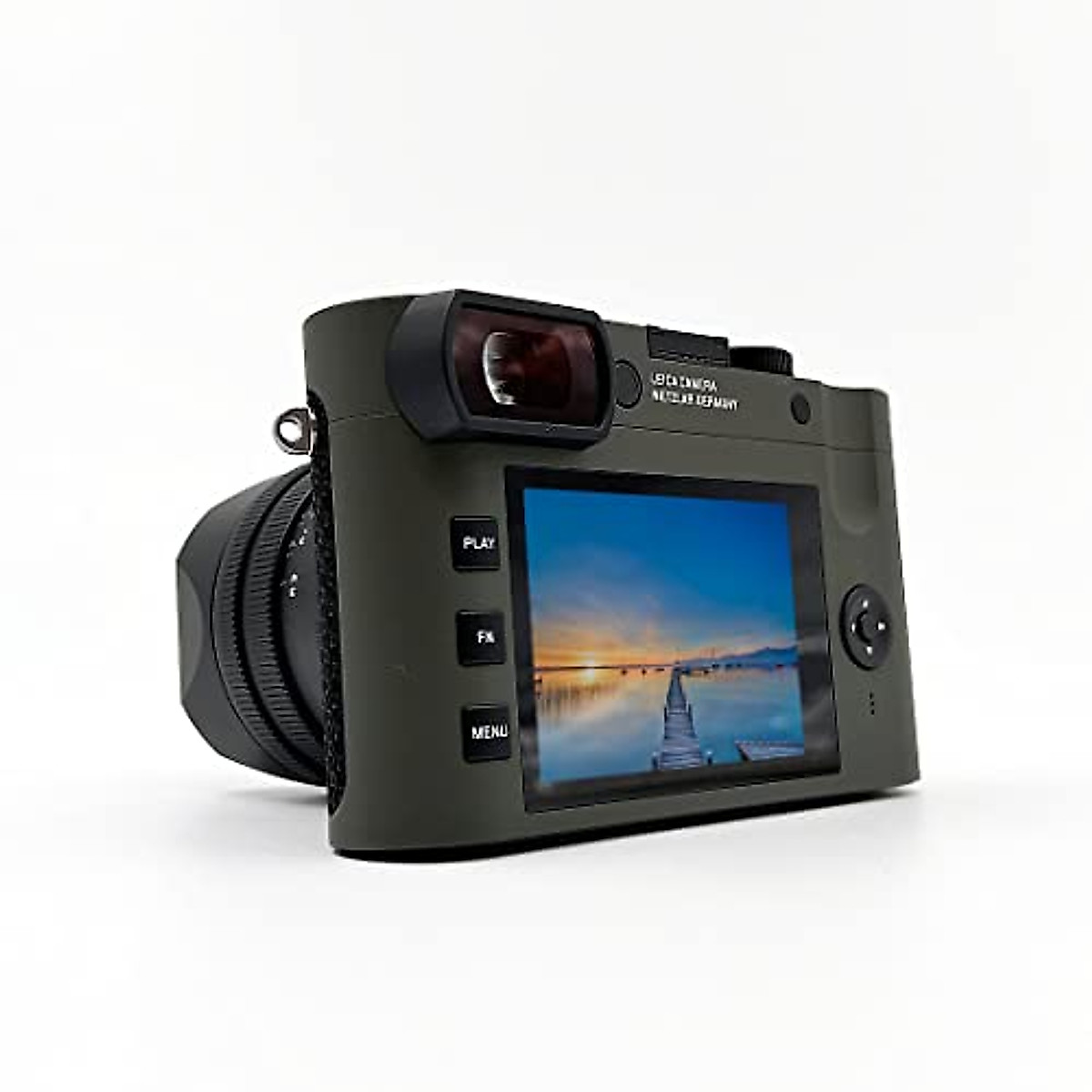 Leica Q2 Reporter Edition Digital Camera (19063) with 128GB Extreme Pro SD Card + Padded Camera Bag + Memory Card Wallet & Reader + Neck Strap + Lens Cap Keeper + Cleaning Kit