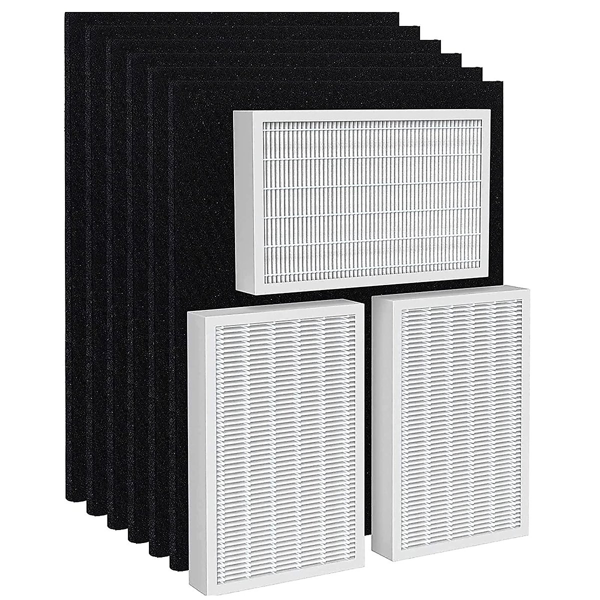 Replacement Filter for Honeywell HPA300 HPA200 HPA100, 3 HEPA Filters & 6 Pre-Filters, Part # HRF-R1 HRF-R2 HRF-R3 HRF-ARVP300 Replacement Filter R, 9 Count (Pack of 1)