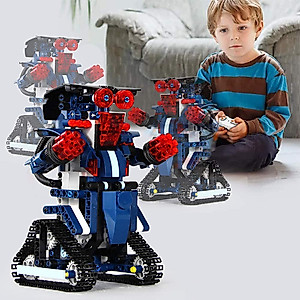 eirix Building Block Robot Kits,Remote Control Robotics & App Control Engineering STEM Robot Learning Educational Building Toys Gifts for Kids Boys Girls Birthday Christmas Age of 8-14