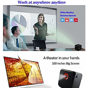 Generic Smart Mini Cube Projector DLP Portable LED Projector M5