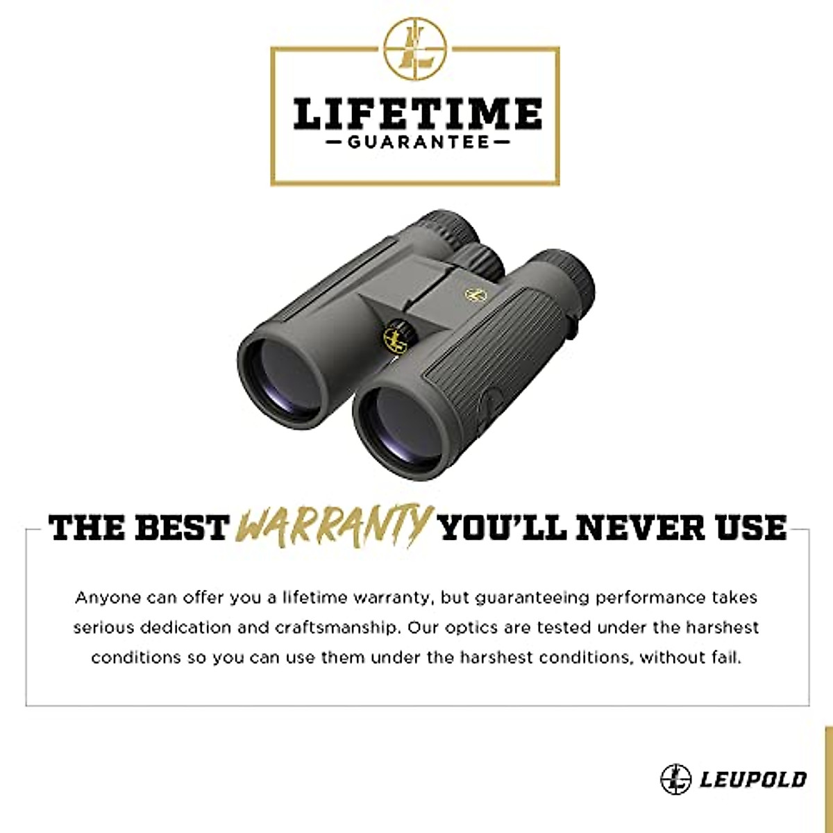 Leupold BX-1 McKenzie HD Binoculars, 12x50mm (181175)