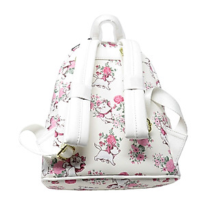 Loungefly Disney The Aristocats Marie Floral Allover-Print Mini Backpack WDBK0335