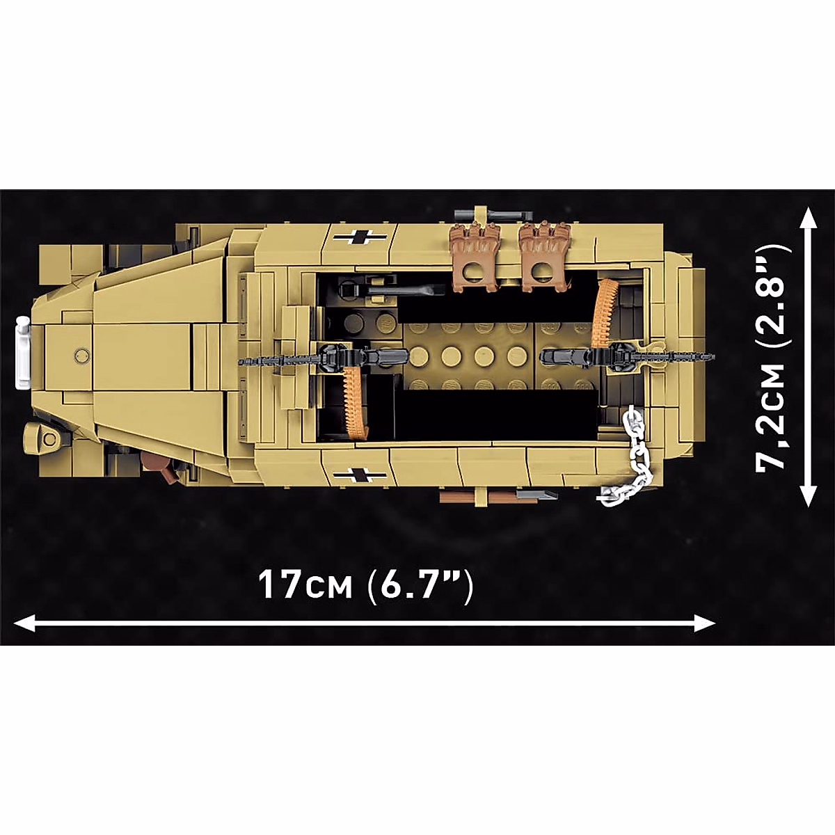 COBI Company of Heroes 3 Sd. Kfz. 251 Ausf. D
