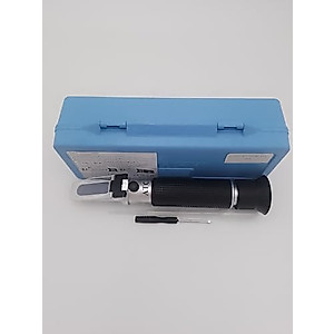 Alcohol Refractometer 0~80% for Liquor Spirit Alcohol Volume Percent Measurement with Automatic Temperature Compensation (ATC)