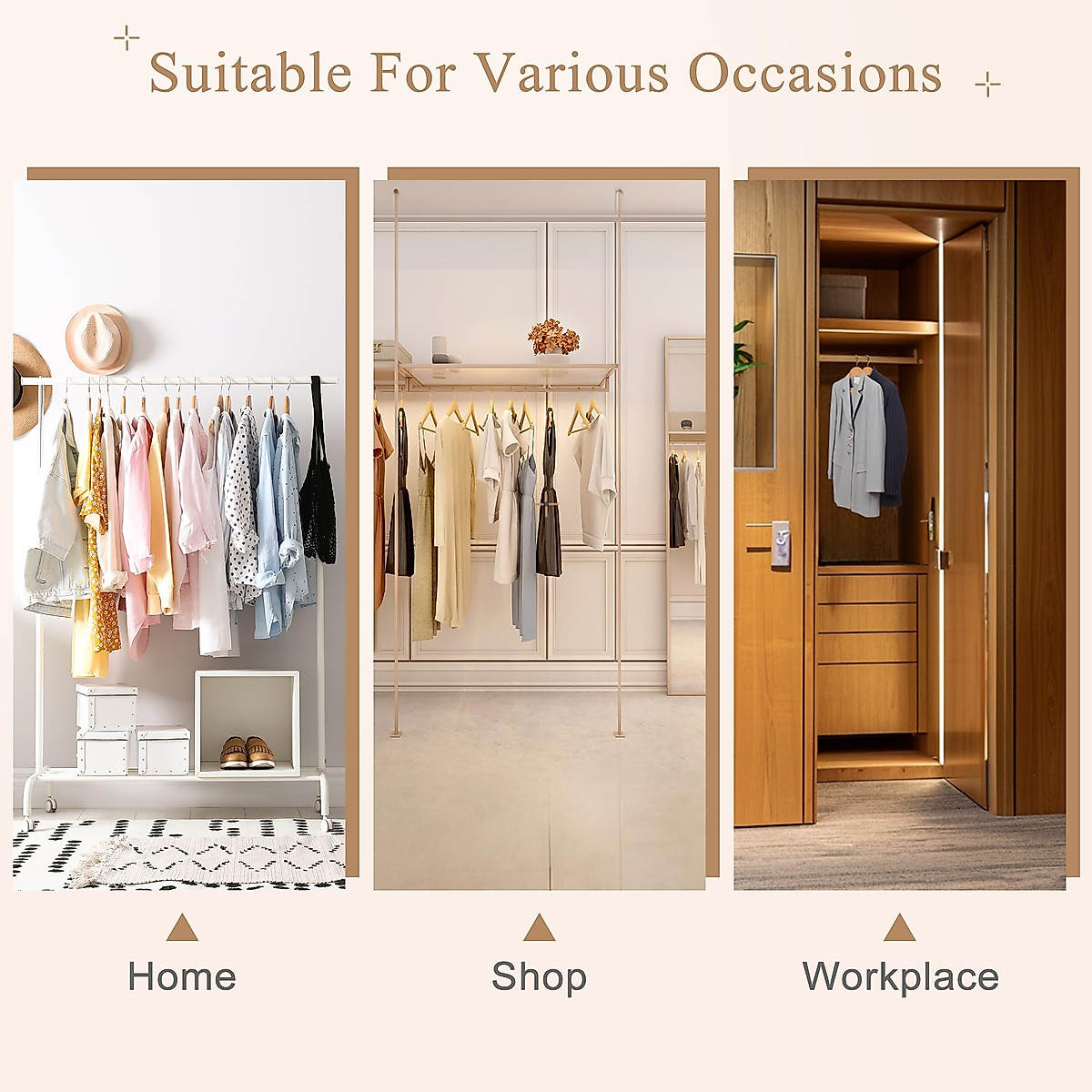 ZENY Premium Wooden Hangers 50 Pack, Coat Hangers with 360-Degree Rotatable Hook, Wood Suit Hangers, Clothes Hangers for Shirts, Jackets, Dress, Pant