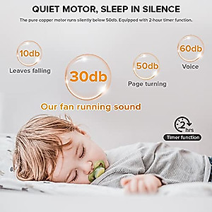 Matalde Modern Ceiling Fan with Lights Remote Control, Bladeless Ceiling Fan with 3 Color Dimmable LED Light, 6 Gear Wind Speed Flush Mount Smart Ceiling Fan Light for Bedroom