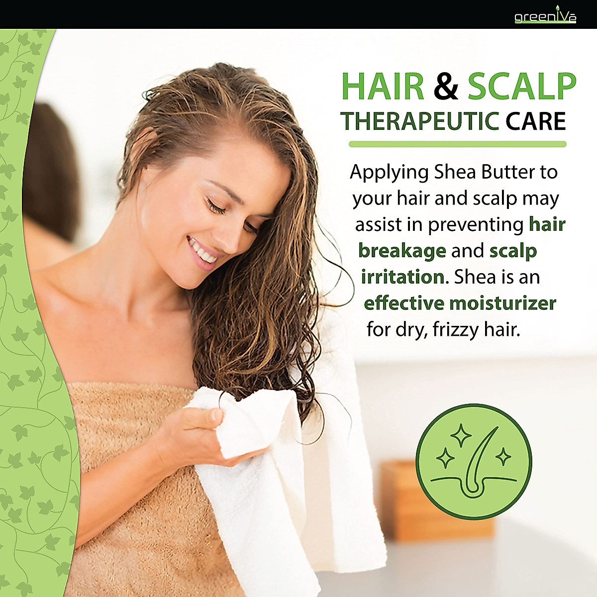 GreenIVe Shea Butter Raw 100% Pure Organically Grown Ivory Shea for Moisturizing or DIY Butters, Lotions, Soaps.