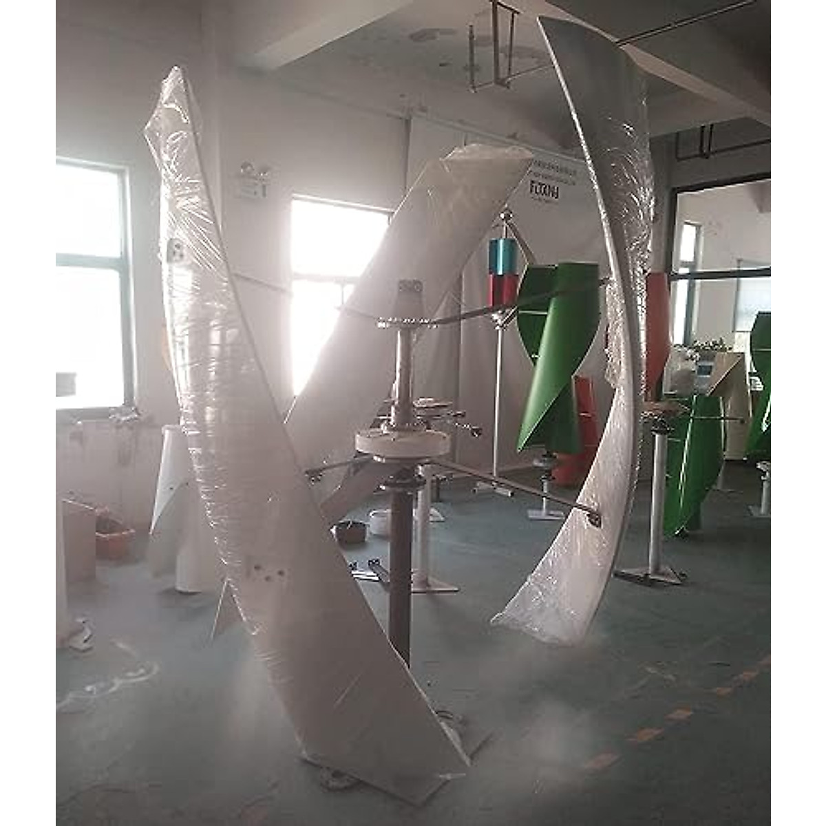 9000W Maglev Generator Wind Turbine Generator 3 Blades Vertical Axis 9KW Wind Turbine Kits with Charge Controller,12v