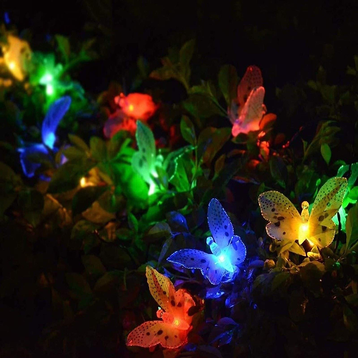LIUPENGWEI Solar Fairy Lights 8 Lighting Mode String Lights Garden Lights Indoor/Outdoor Wterproof IP65 String Lights for Garden Patio Yard Home Christmas Parties Wedding Garden Ghost Light