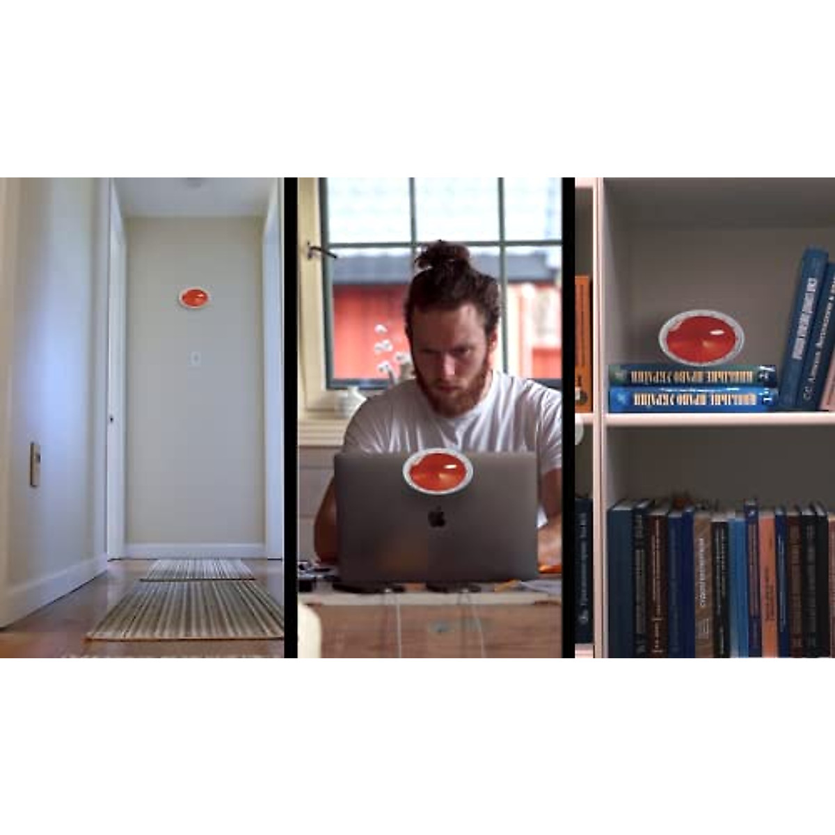 ZOOMNO - Bluetooth Connected Automatic Video Conferencing Warning Light | Works with virtually All Video Conferencing Software | Perfect Work from Home and Open Office Environment Tool!