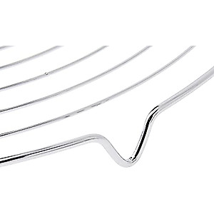 Ibili Round Cooling Racks for Cooking and Baking, Multipurpose Stainless Steel Roasting Rack - Made in Spain, Dishwasher and Oven Safe - 30 x 30cm - 11.9" x 11.9" Inches