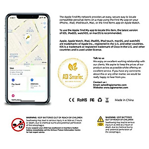 Findale Smart GPS Tracker- Find anything in a click of a button - Compatible with "Find My" IoS App