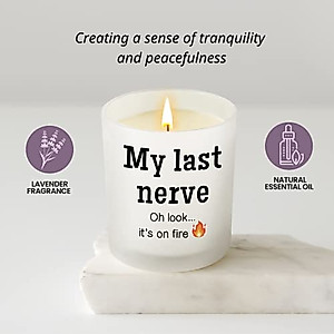 Birthday Gifts for Women - Funny Gifts for Her, Mom, Best Friends Female, Girlfriend, Sister, Boss Lady, Coworker - Friendship Gifts for Women Friends, Coworker Gifts for Women - Scented Candle