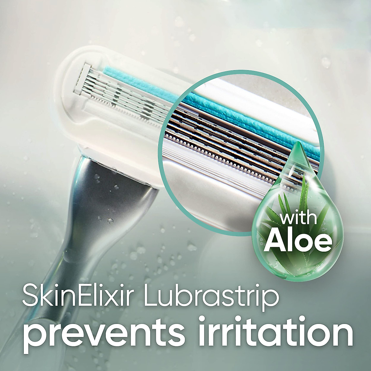 Gillette Venus Deluxe Smooth Sensitive Women's Razor Handle + 2 Blade Refills