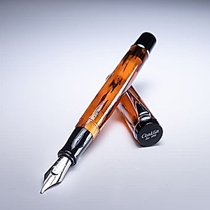 Conklin Duragraph Amber Fountain Pen, Med Nib (CK71342)