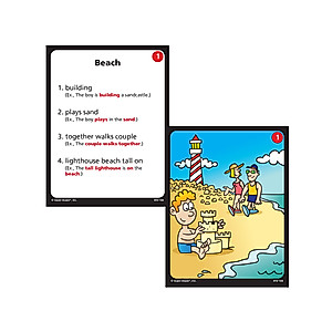 Super Duper Publications | Sentence Building Fun Deck | Speech Therapy Flash Cards for Grammar | Educational Learning Materials for Children